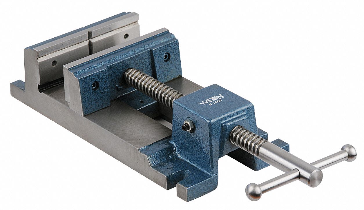 WILTON, 4 1/2 in Jaw Face Wd, 4 1/2 in Max Jaw Opening, Machine Vise ...