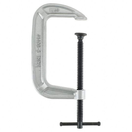 WILTON, Medium Duty, Flat, C-Clamp - 41D492|146C - Grainger