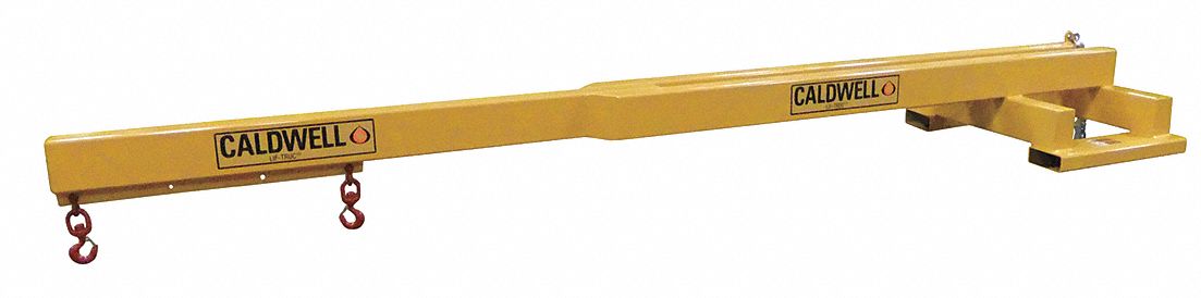 2,500 lb Max Load Capacity, 12 ft to 15 ft, Forklift Boom - 41D507|EFB ...