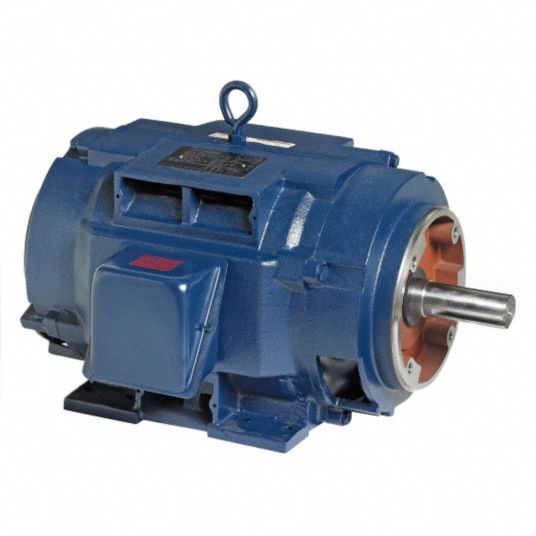 General Purpose Motor, 20 HP, 3-Phase, Nameplate RPM 1775, Voltage 230/ ...