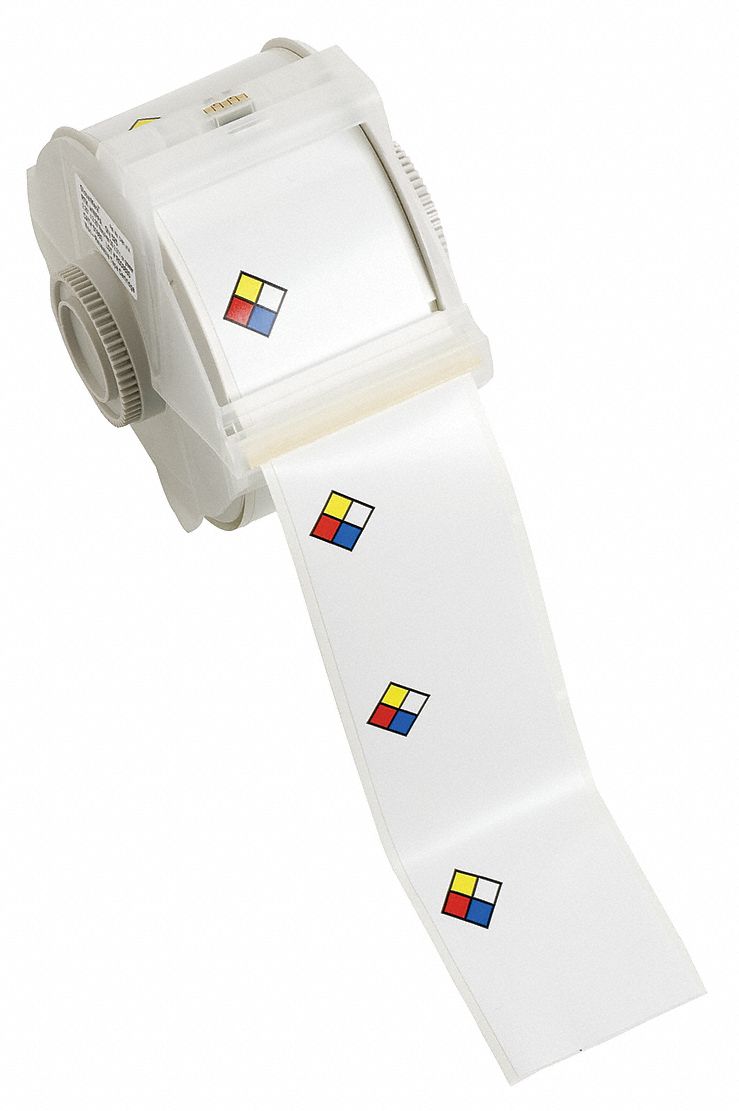 NFPA Diamond, 2 1/4 in x 2 1/4 in, Precut Label Roll - 41F235|115772 ...