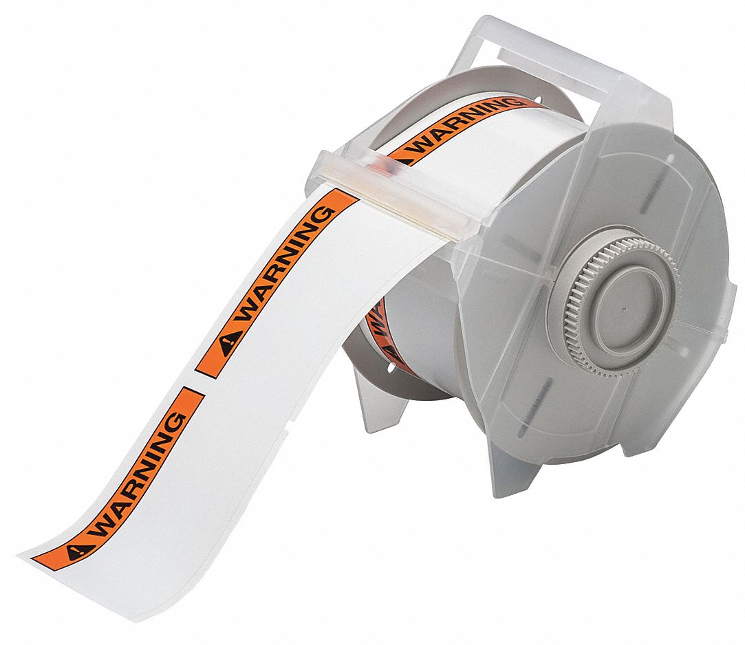 Warning, WARNING Header, Precut Label Roll - 41F247|121553 - Grainger