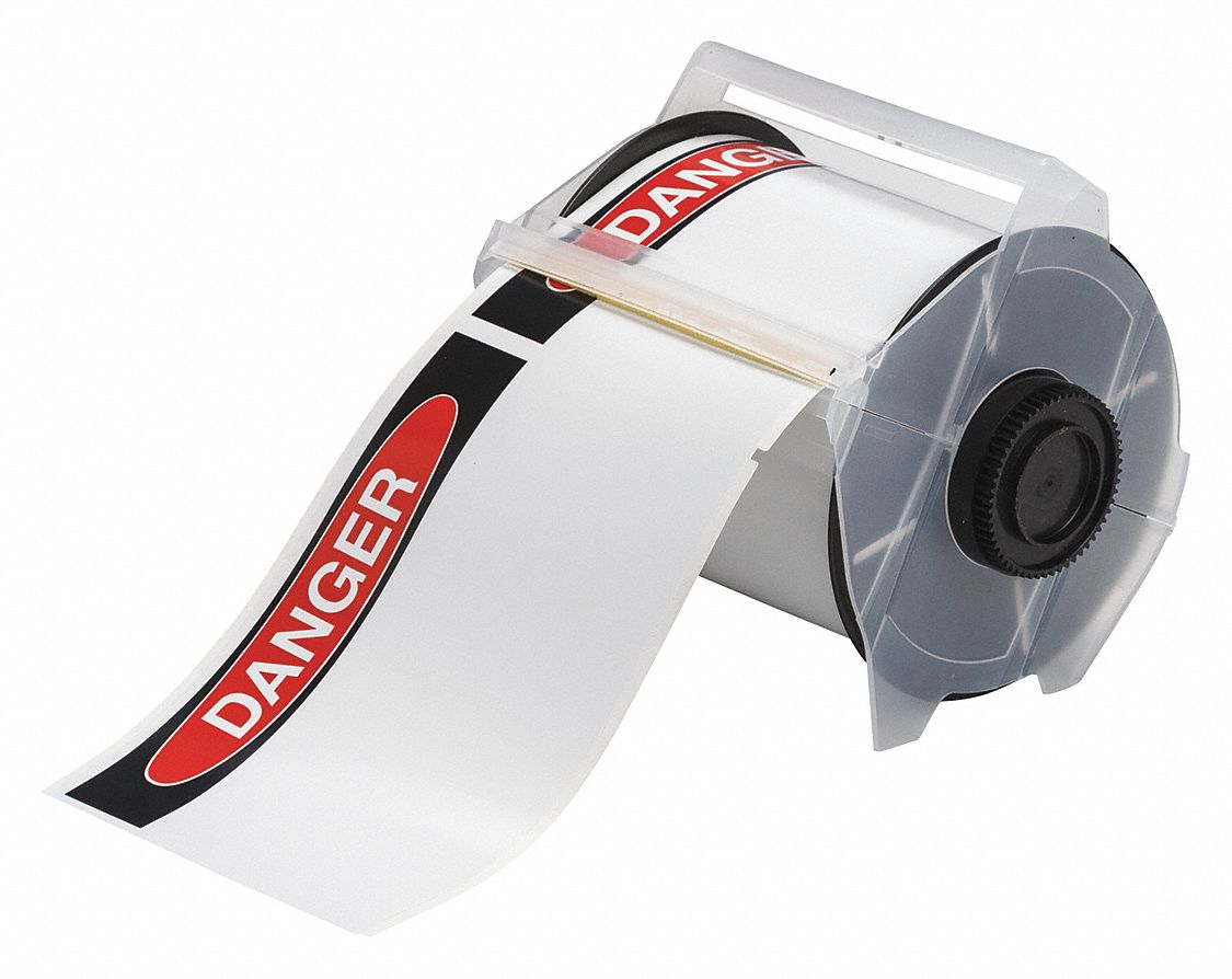 Danger, DANGER Header, Precut Label Roll - 41F252|121558 - Grainger