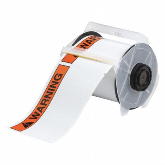 Warning, WARNING Header, Pre-Cut Label Stock Roll - 41F255|121561 ...