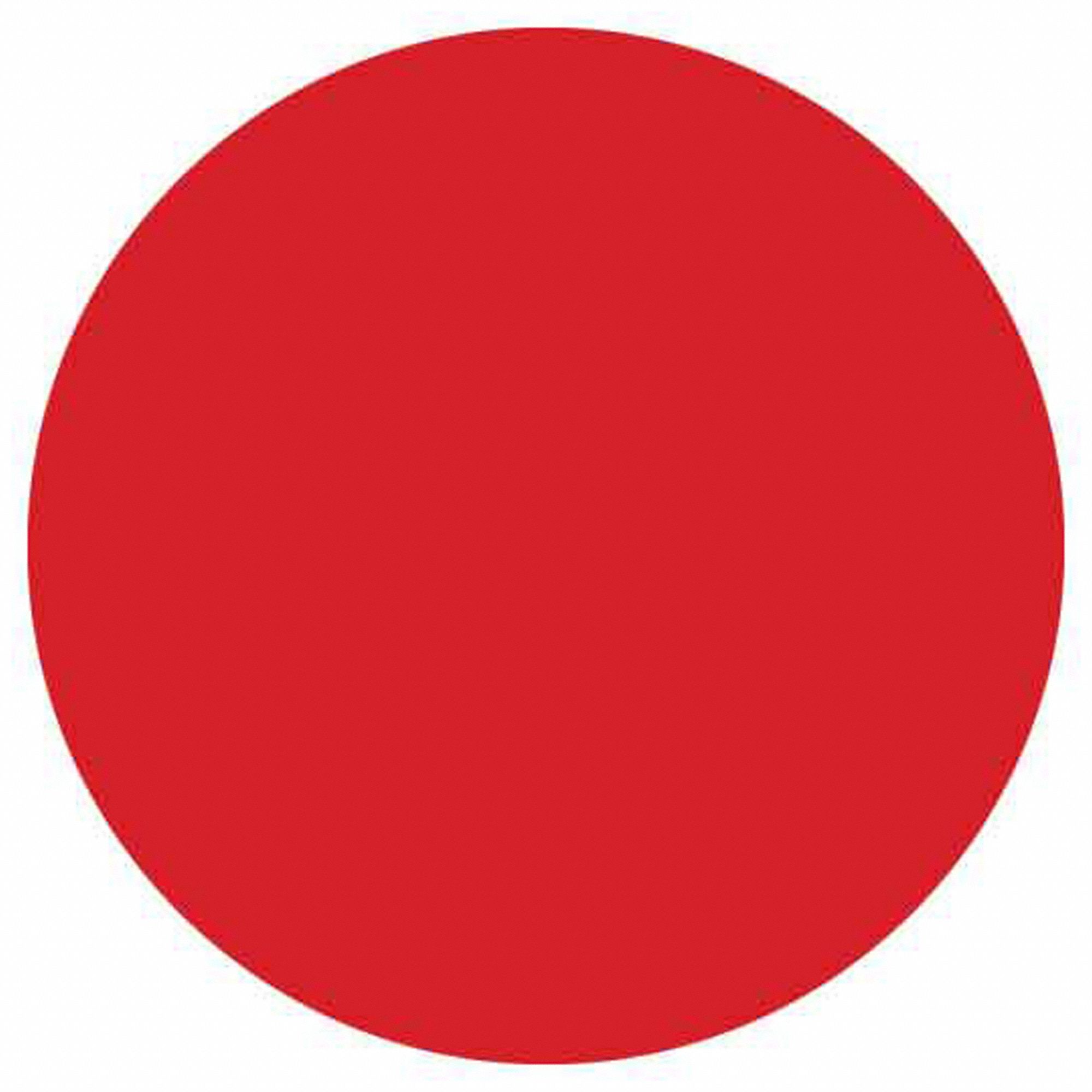 Color-Coded Dot, 3 in Dia, Identification Label - 41F277|30666 - Grainger