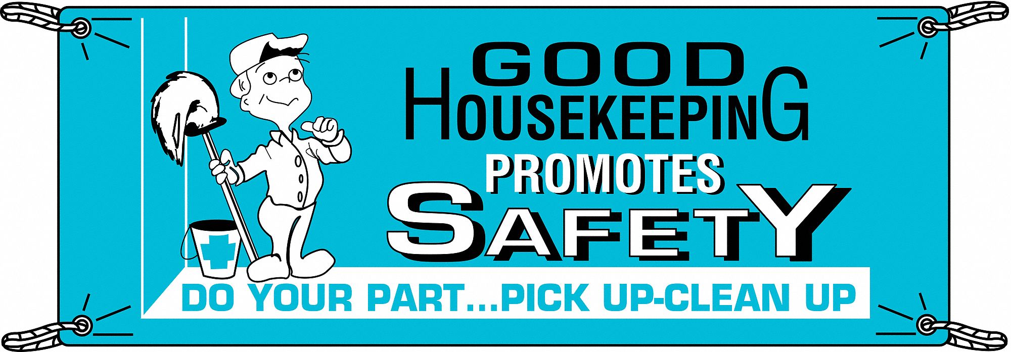 Polyethylene, 36 in x 60 in Nominal Sign Size, Banner - 41F335|106334 ...