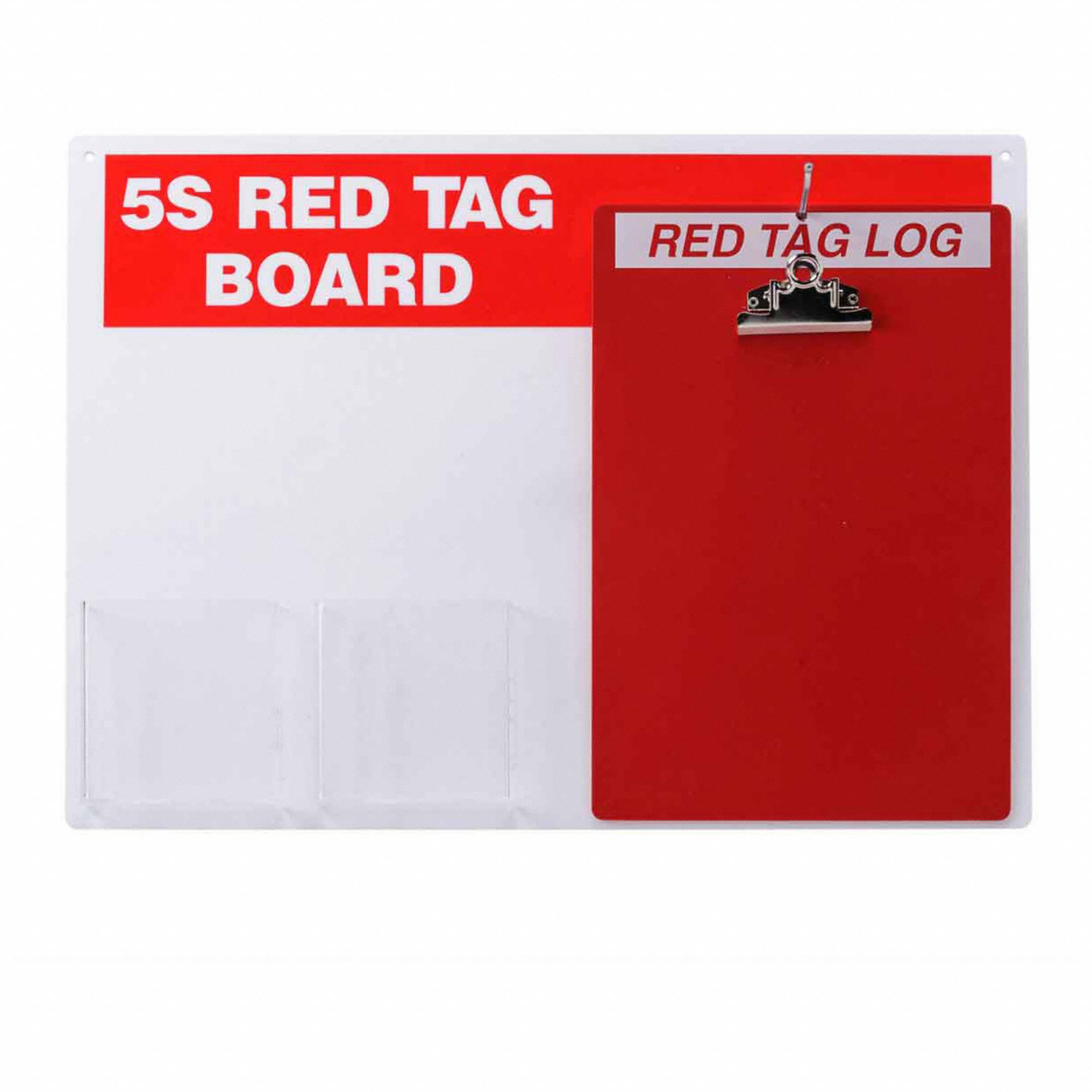 BRADY, Information Center, Red/White, Red Tag Station - 41F341|122049 ...