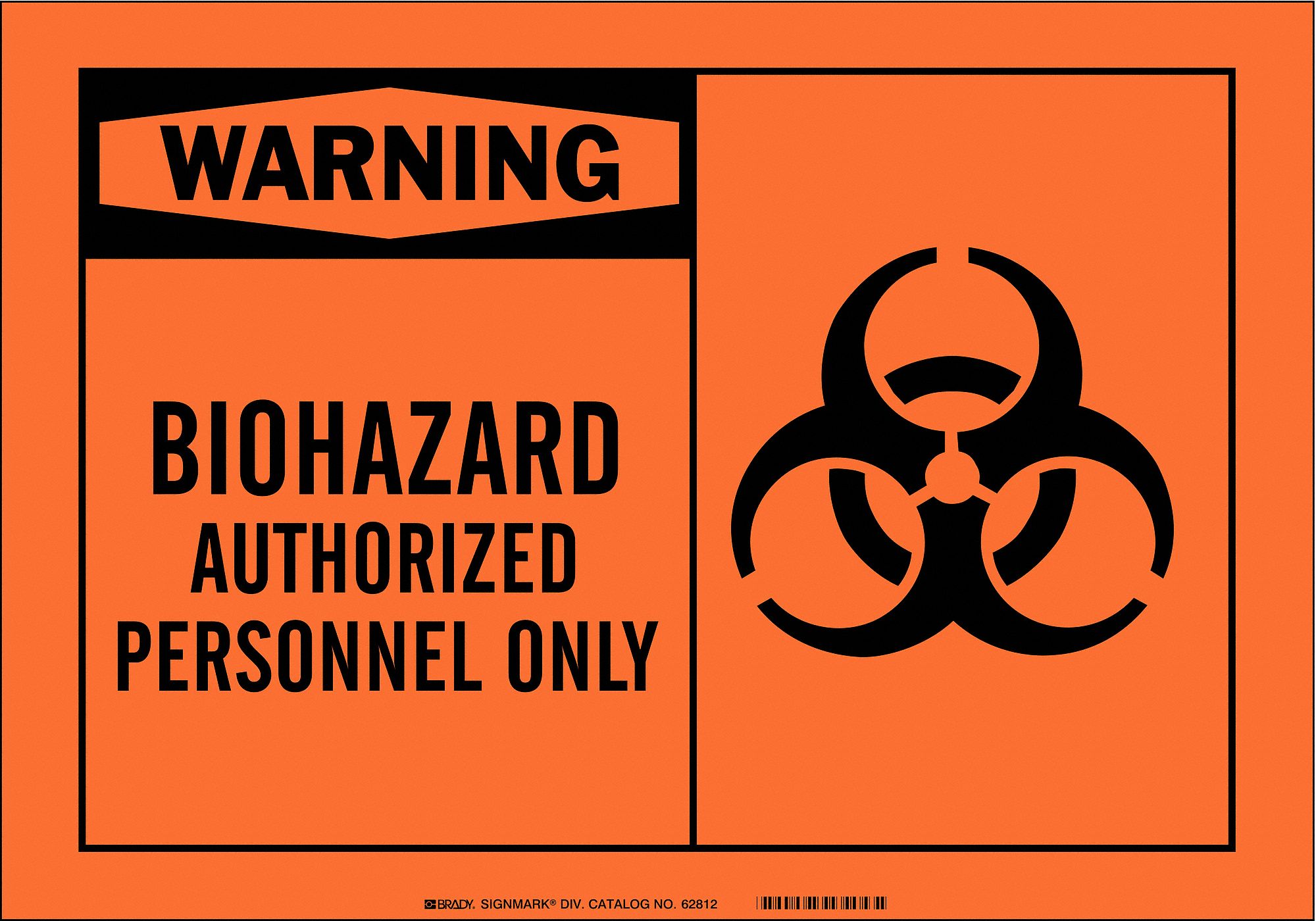 Polyester, Not Retroreflective, Biohazard Sign - 41F926|83928 - Grainger