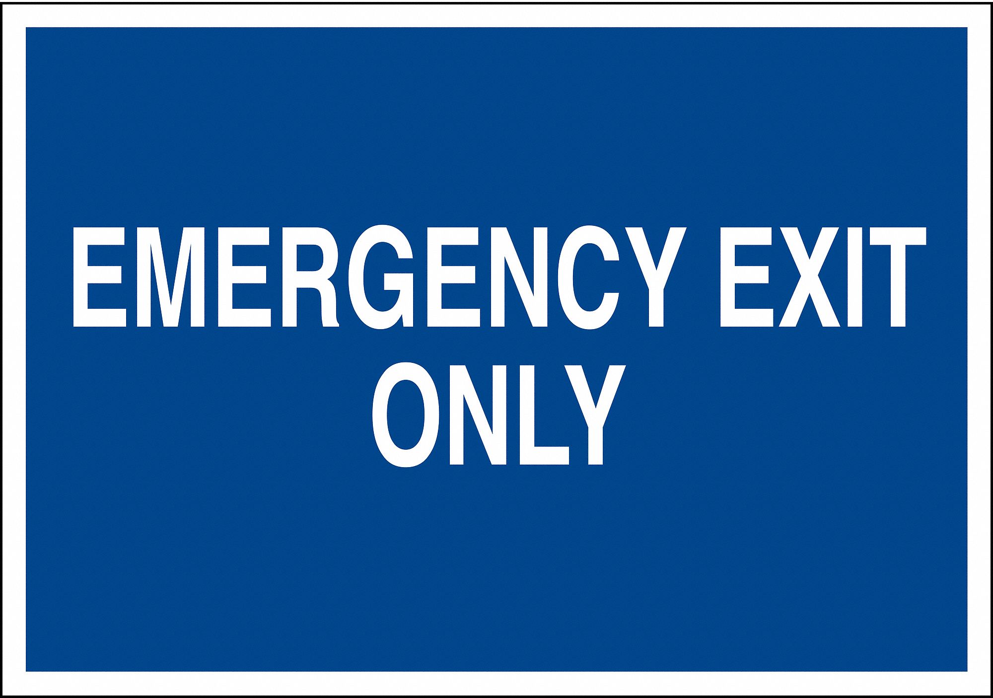 Fiberglass, Emergency Exit Sign, 10" Width, 7" Height, Double-Sided No ...