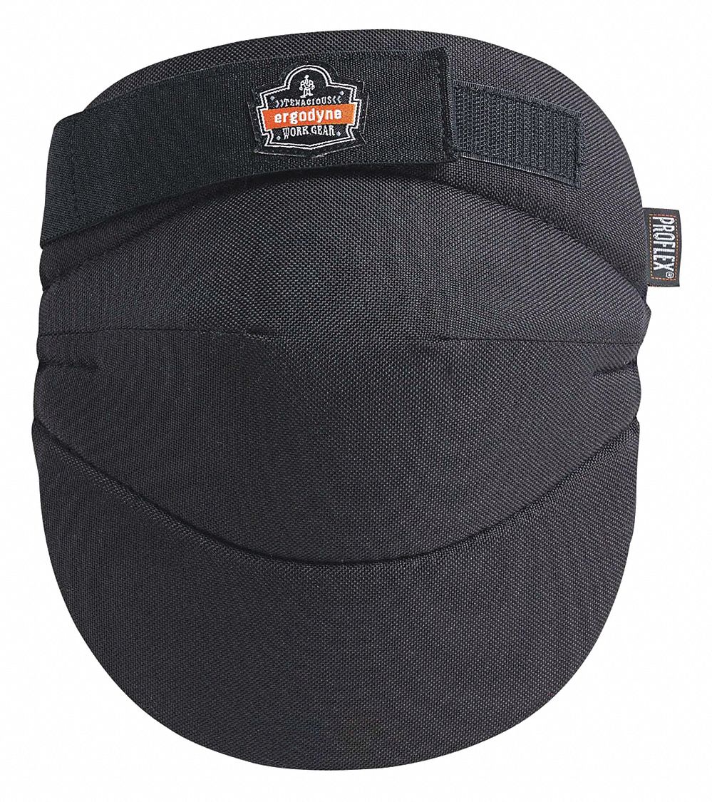 PROFLEX BY ERGODYNE, 1, PR, Wide Soft Cap Knee Pad - H And LBlack ...