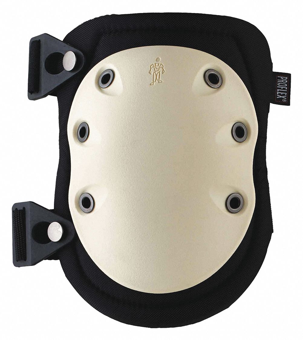 PROFLEX BY ERGODYNE, 1, PR, Non-Marring Cap Knee Pad Buckle,Tan Cap ...