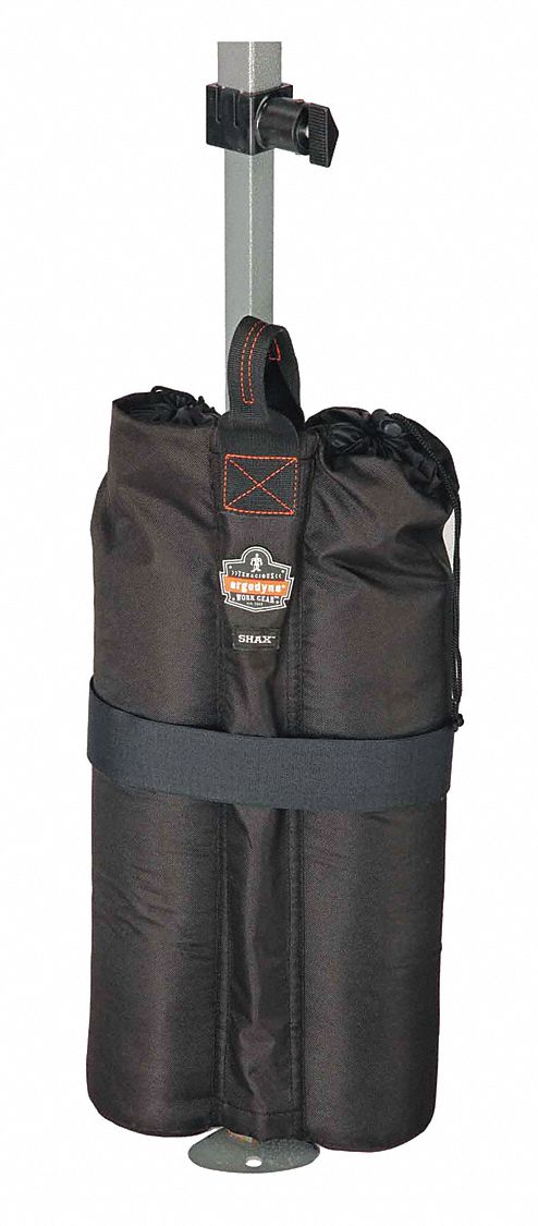 ERGODYNE, Tent Weight Bags - Set of 2Black - 41G693|6094 - Grainger