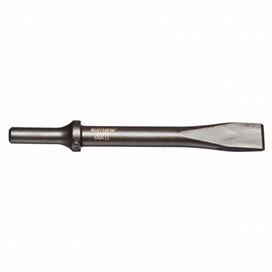 MAYHEW PRO Chisel: 0.401 in Shank Size, Round, Round, 5/8 in Chisel Tip ...