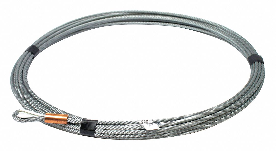 GENIE, Mfr Part # 7250GT, Cable Assembly, SL/ST, 588" x 3/16" - 41GT38 ...