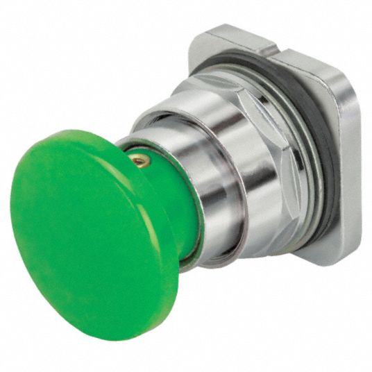 SIEMENS, Mushroom Head Profile, Metallic, Mushroom Head Push Button ...