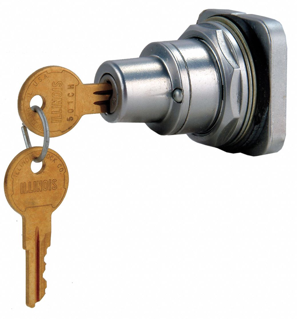 SIEMENS, 3 Position, 30 mm Panel Mounting Size, Keyed Selector Switch ...