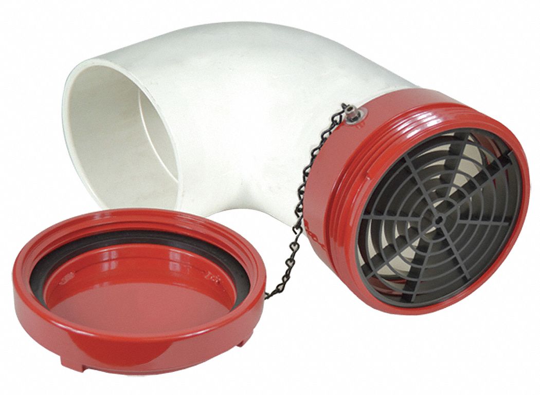 MOON AMERICAN, Cap, Dry Hydrant 90 Degrees Adapter - 41H520|299-606025 ...