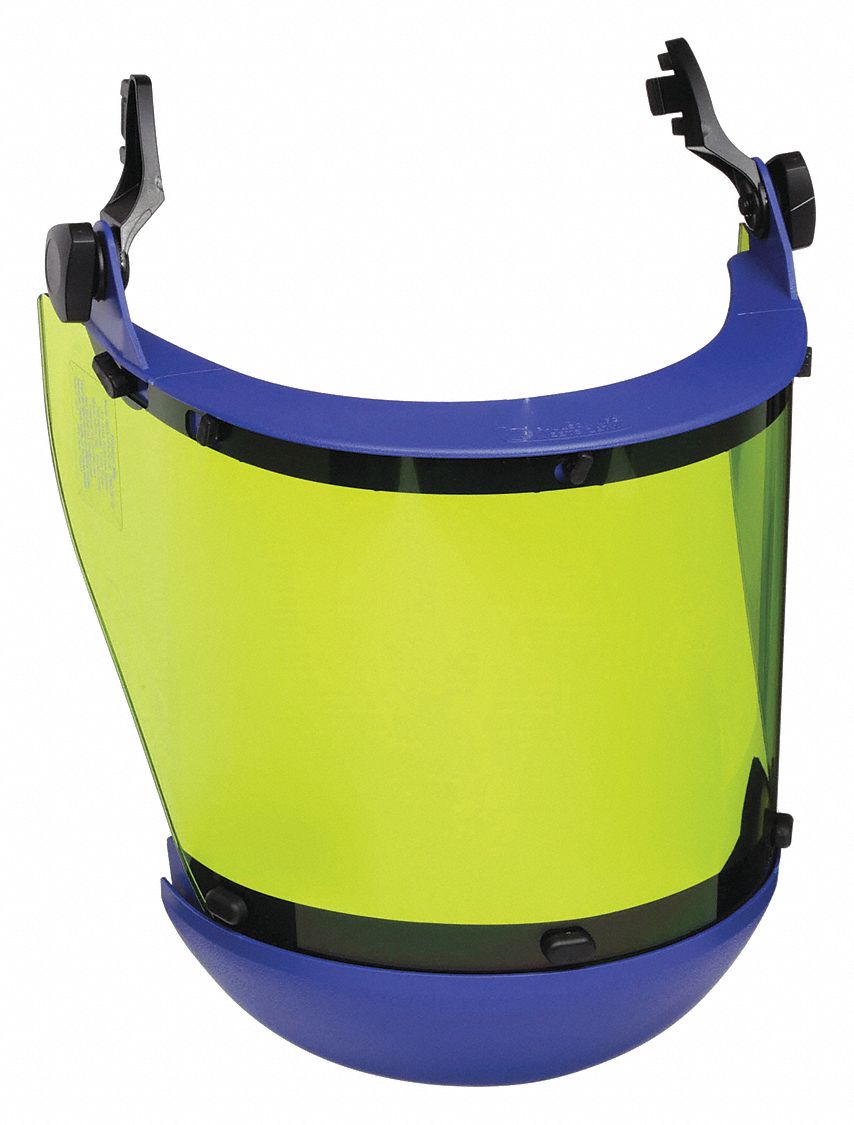 NATIONAL SAFETY APPAREL, 20 cal/sq cm ATPV, Chin Guard, Face Shield ...