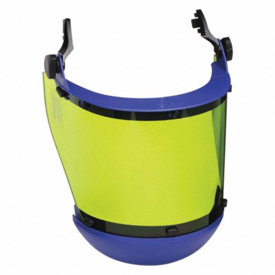 NATIONAL SAFETY APPAREL, 20 cal/sq cm ATPV, Chin Guard, Face Shield ...