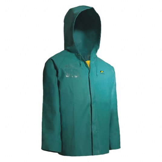 ONGUARD, S, Green, Chemtex Rain Jacket Small - 41H984|7103400 - Grainger