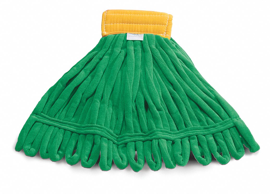 PERFECT CLEAN, Mop Tube Green, 33" Yellow Hb - 41HE08|TWB85-GN - Grainger