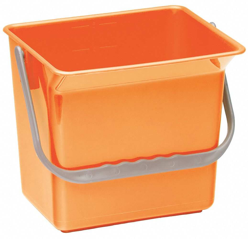 PERFECT CLEAN, Orange, Wiper Bucket Orange - 41HE18|CTA125-O - Grainger