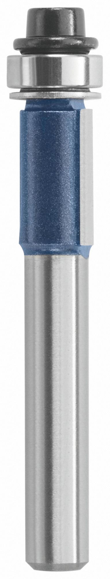 BOSCH Flush Trim Profile Router Bit: 3/8 in Cutter Dia., 1/2 in Lg of ...