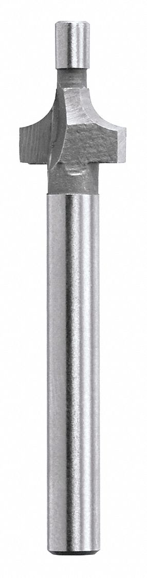 DREMEL, Roundover, 1/8 in Bit Dia, Router Bit - 41HR08|615 - Grainger