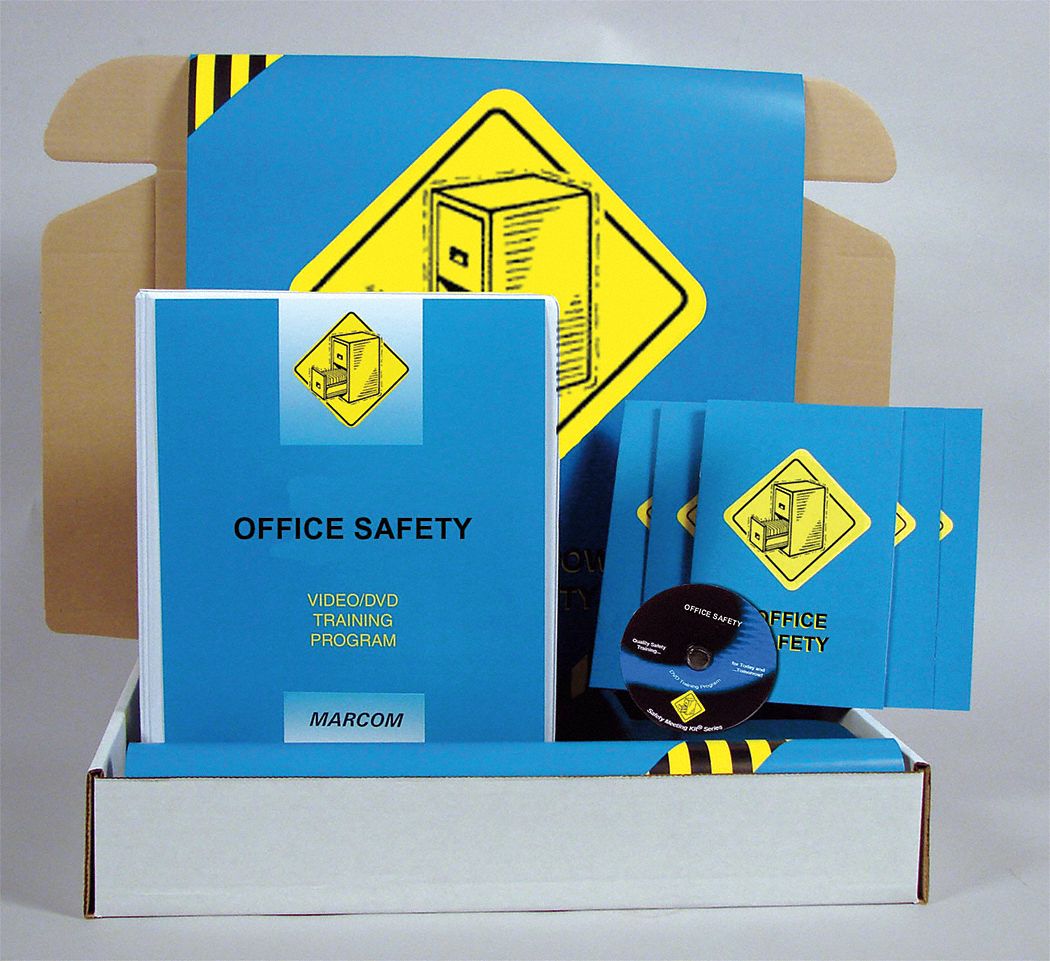 MARCOM DVD, Book/Booklet, Poster: DVD, Workplace Safety, Office Safety ...