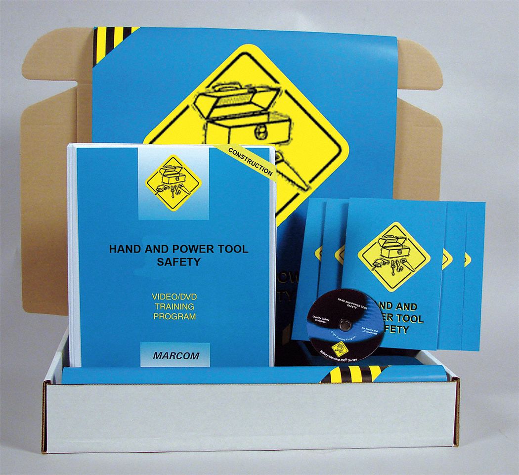 MARCOM, Hand and Power Tool Safety, Leaders Guide, DVD, Book/Booklet ...