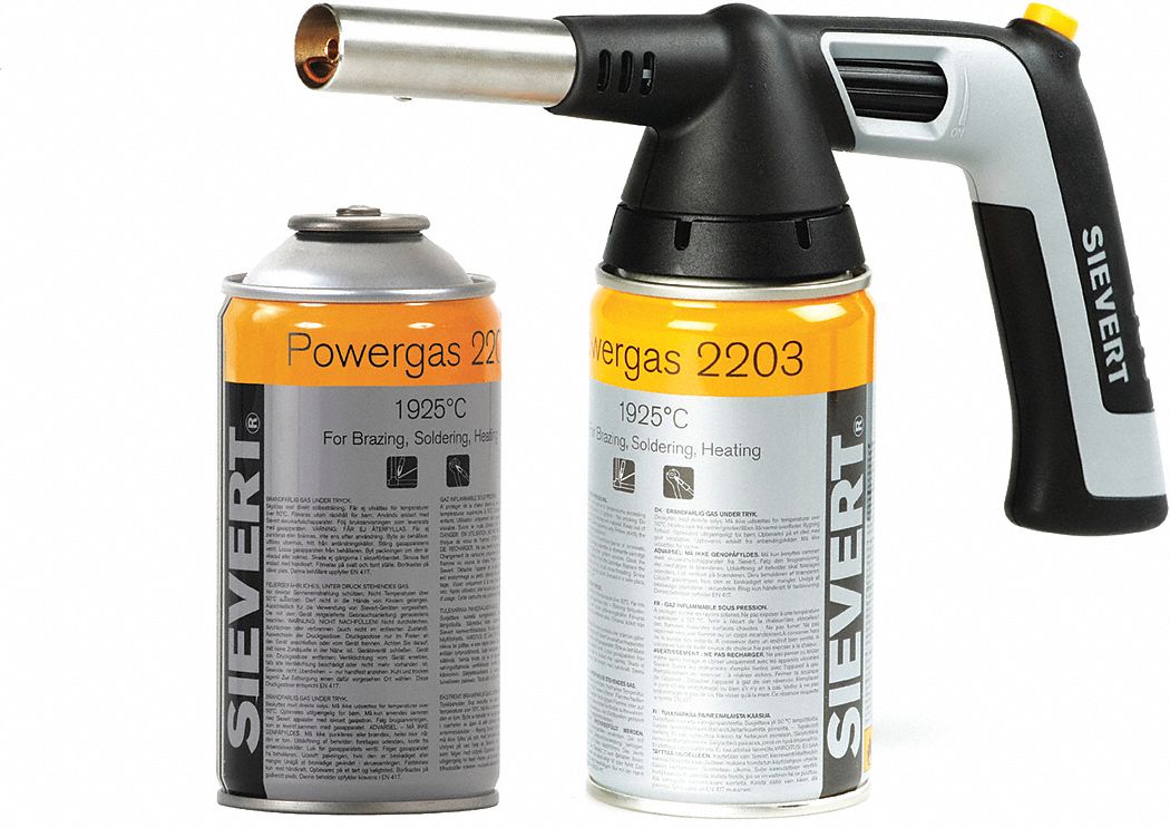 SIEVERT TORCH HANDLE AND 2 FUEL CARTR - SIE228203 | 228203 à Grainger ...