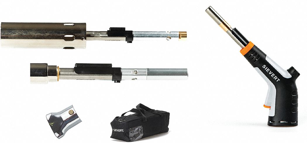 SIEVERT HAND TORCH KIT, HANDLE, SWIRL FLAME, HAND TORCH, BAG - MAP-Pro ...