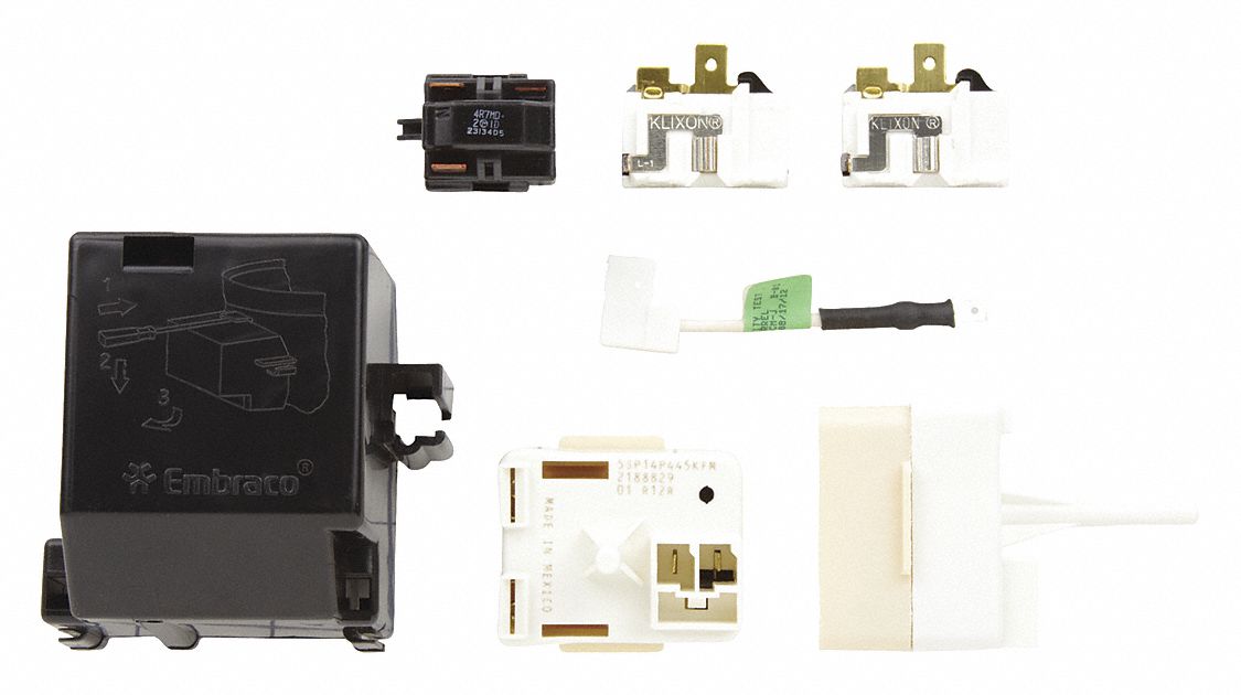 WHIRLPOOL Freezer Compressor Start Device Kit - 41JP50|8201786 - Grainger