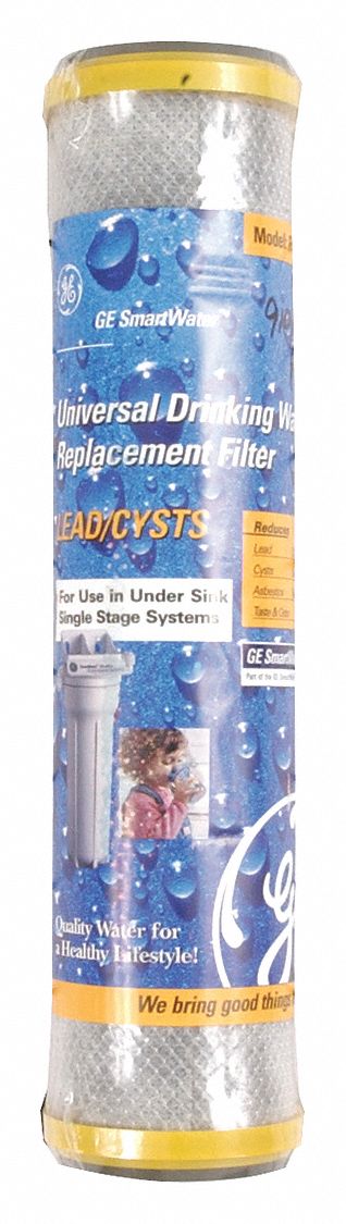 GE, 0.5 micron Micron Rating, 600 gal Service Life - Gallons, Water ...