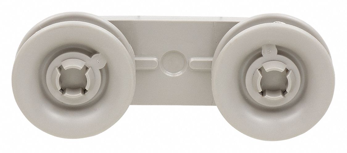 WHIRLPOOL, Mfr Part # 8270019, Dishwasher Upper Rack Wheel and Mount ...