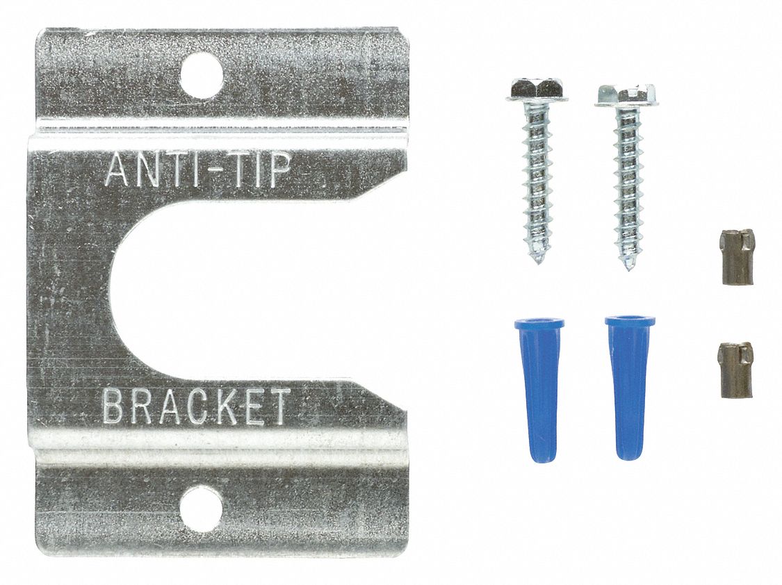 WHIRLPOOL, Mfr Part # 8273888A, Anti-Tip Bracket - 41JR71|8273888A ...
