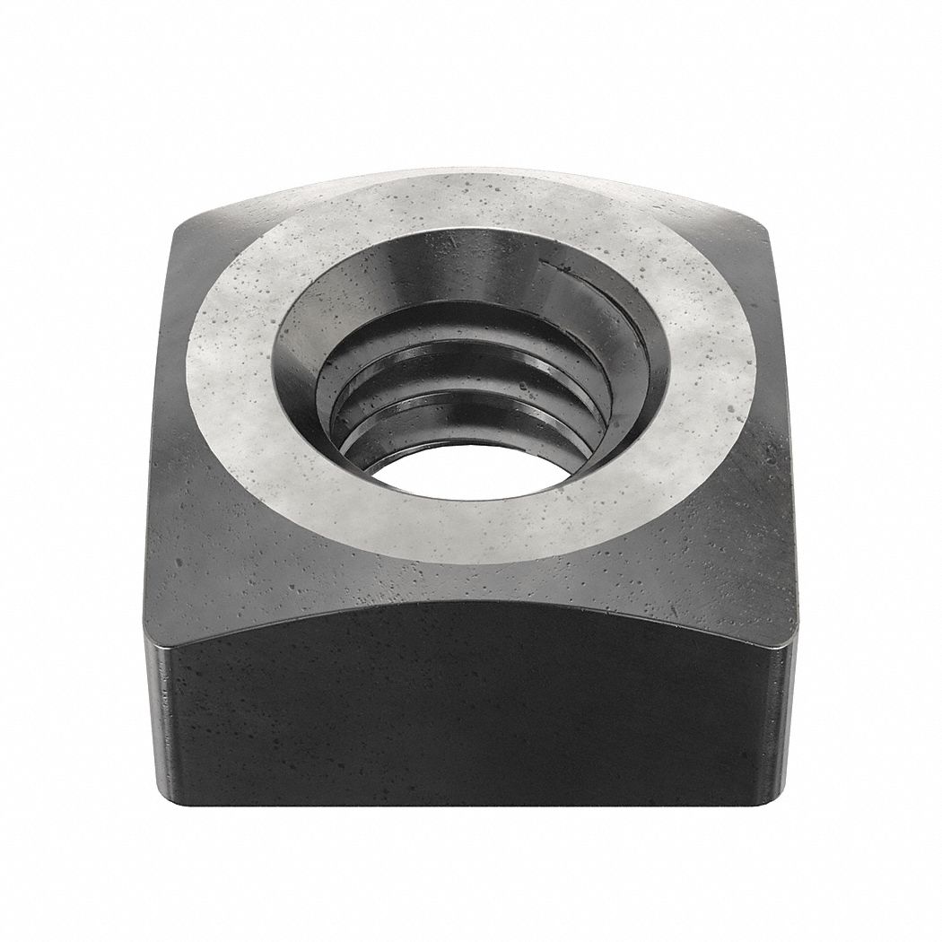 1/4"-20 Thread Size, Steel, Square Nut - 41JV32|U11120.025.0001 - Grainger