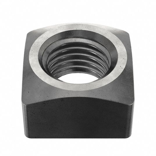 1"-8 Thread Size, Steel, Square Nut - 41JV40|U11120.100.0001 - Grainger