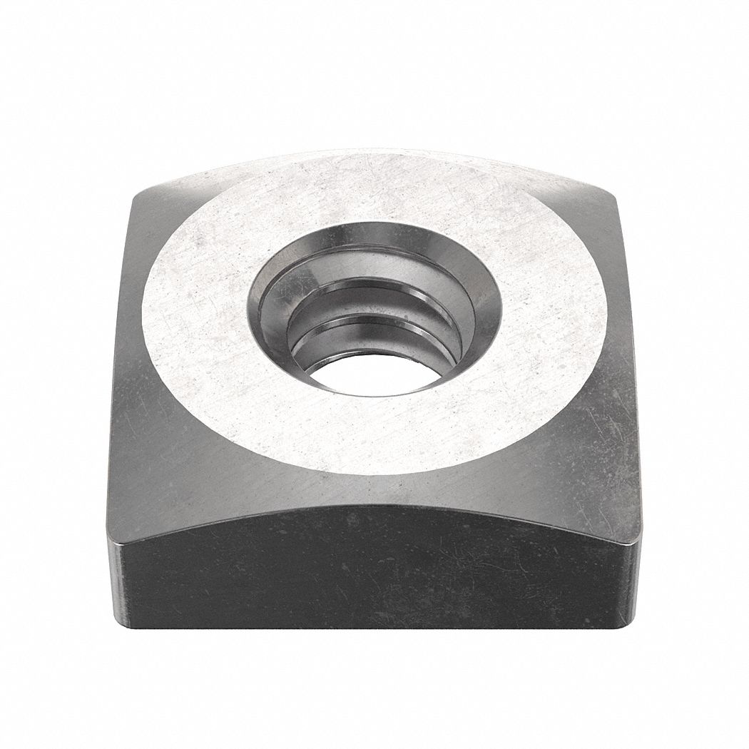 #4-40 Thread Size, Stainless Steel, Square Nut - 41JV44|U51096.011.0001 ...