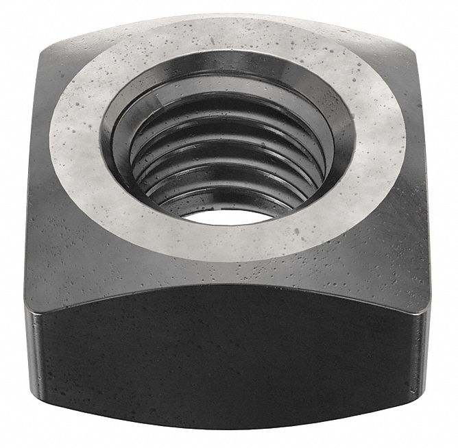 5/8"-11 Thread Size, Steel, Square Nut - 41JV65|U11121.062.0001 - Grainger