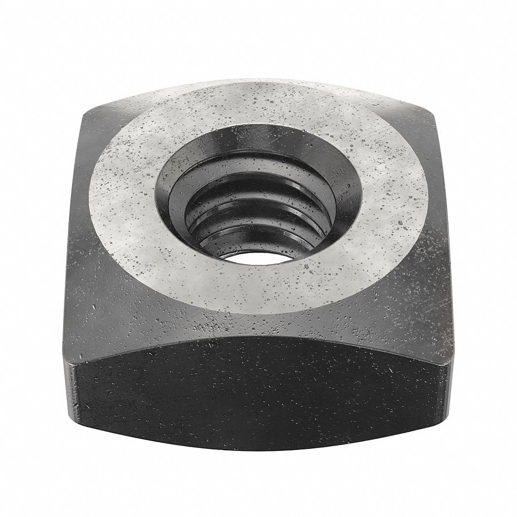 1/4"-20 Thread Size, Steel, Square Nut - 41JV71|U11122.025.0001 - Grainger