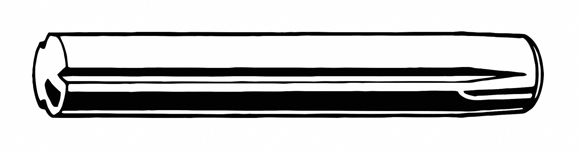 Type A, Metric, Grooved Pin,3mm dia,16mm L,PK50 - 41KH16|M39700.030. ...