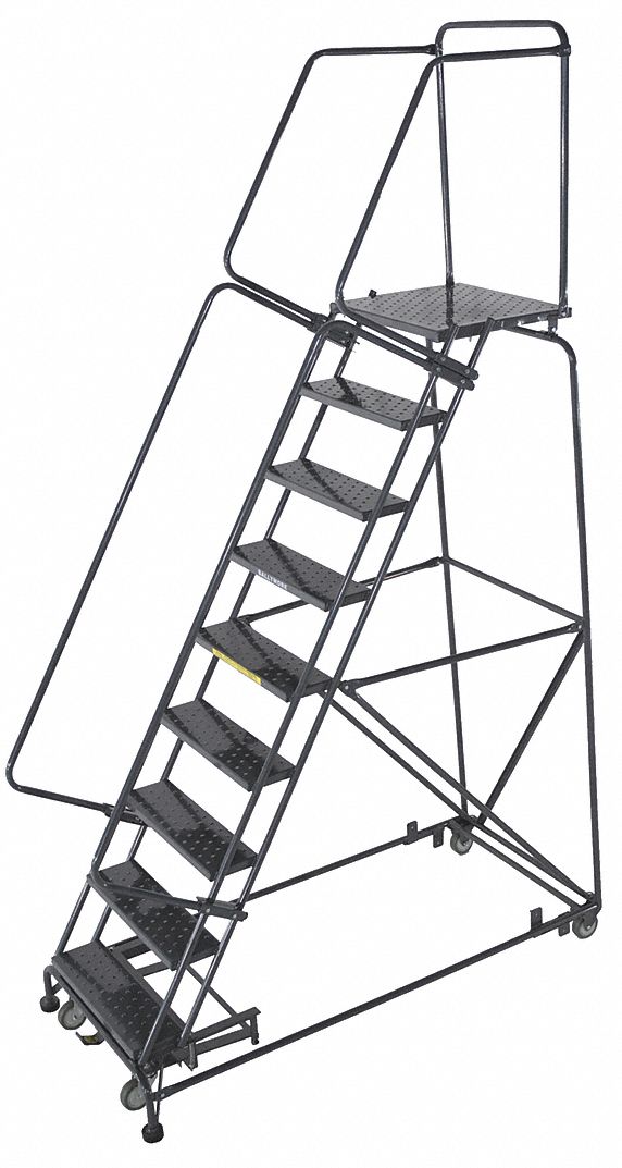BALLYMORE, 7.5 ft Platform Ht, Unassembled, Rolling Ladder - 41LF94|WA ...