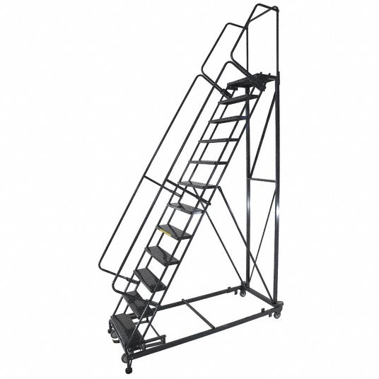 BALLYMORE, 10 ft Platform Ht, Unassembled, Rolling Ladder - 41LH49|WA ...