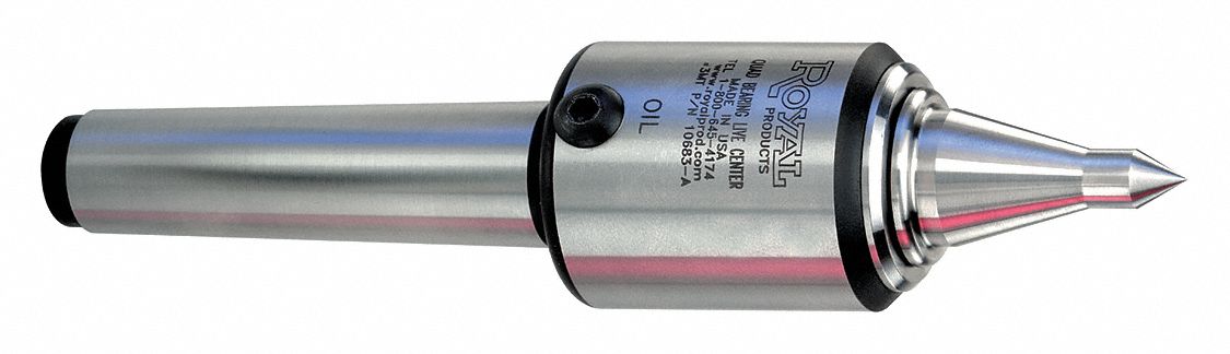 ROYAL PRODUCTS, CNC, MT4, Live Center - 41LJ97|10684 - Grainger