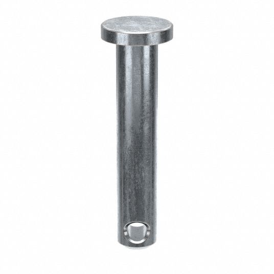 Inch, 3/16 in Pin Dia, Clevis Pin,1 in L,Steel 3/16 in dia,PK25 ...