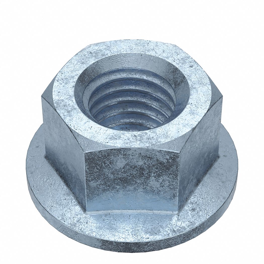 1/2"-13 Thread, Steel, Lock Nut - 41MG36|U11610.050.0001 - Grainger