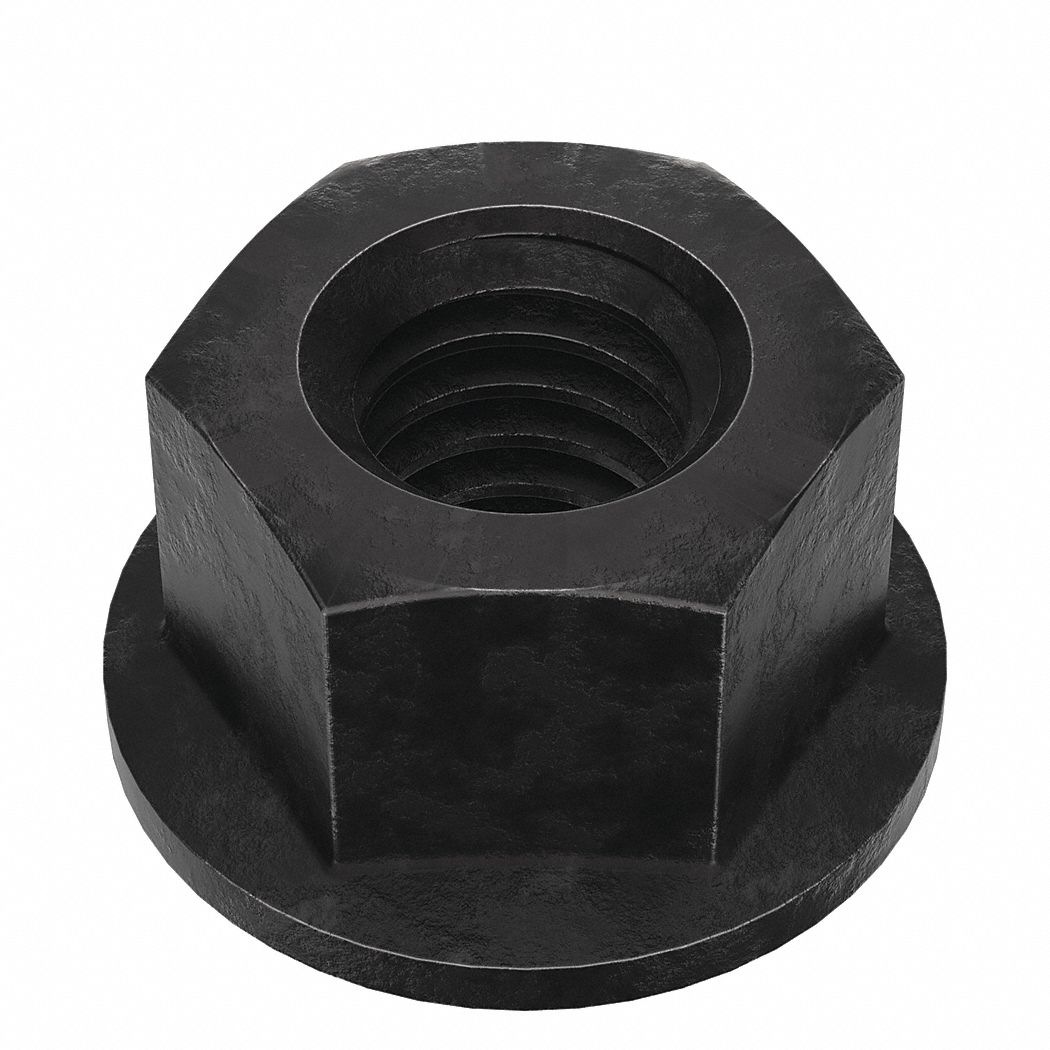 Serrated, 5/16"-18 Thread Size, Lock Nut - 41MG43|U12470.031.0001 ...