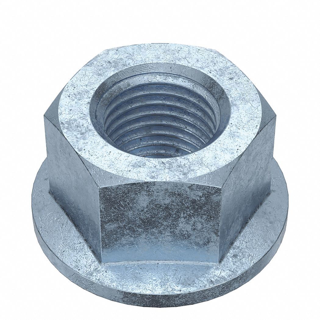 7/16"-20 Thread, Steel, Lock Nut - 41MG53|U11612.043.0001 - Grainger