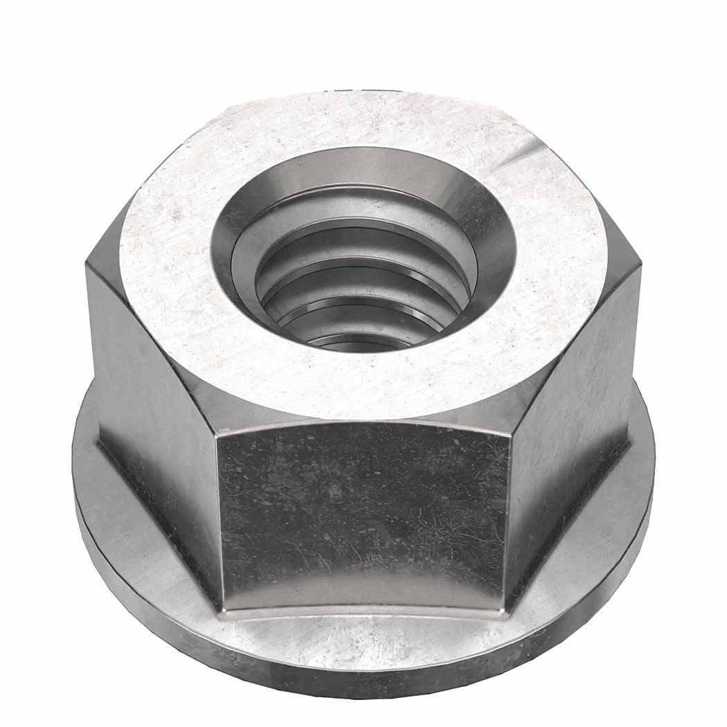 Serrated, 1/4"-20 Thread Size, Lock Nut - 41MG60|U51108.025.0001 - Grainger